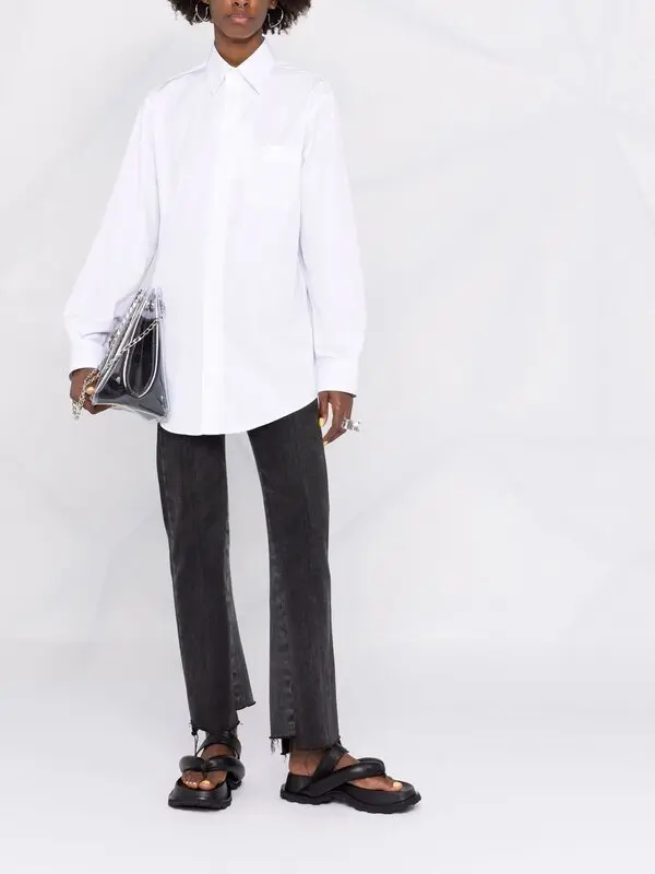 MAISON MARGIELA Long-sleeve Organic Cotton Shirt