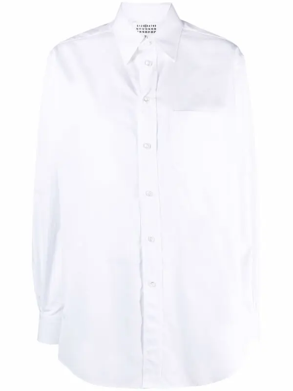 MAISON MARGIELA Long-sleeve Organic Cotton Shirt