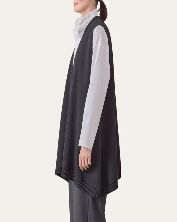 Eskandar A-line Long Cashmere Sweater