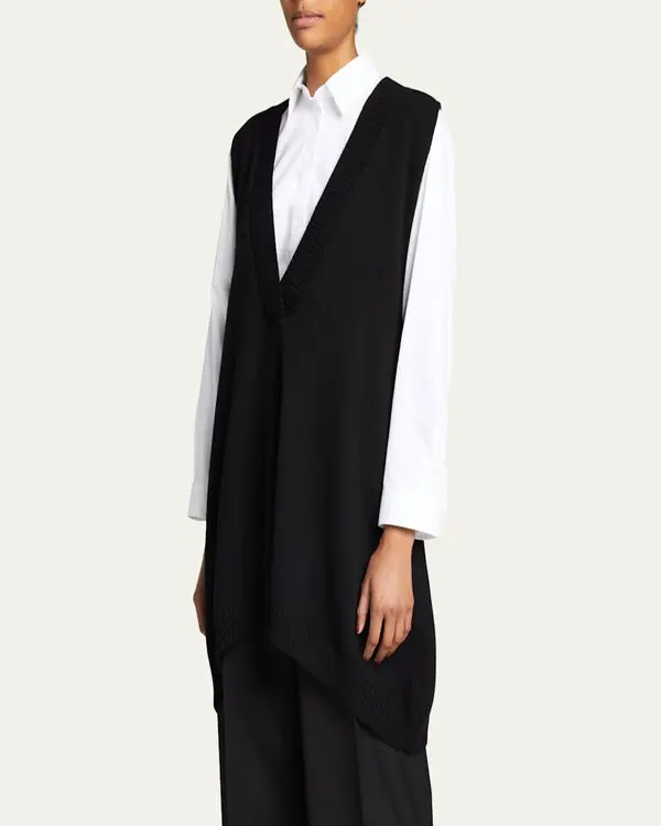 Eskandar A-line Long Cashmere Sweater