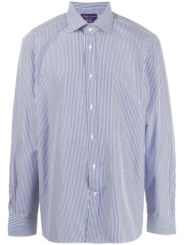 Ralph Lauren Purple Label Striped Long-sleeve Shirt