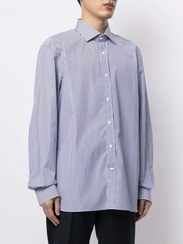 Ralph Lauren Purple Label Striped Long-sleeve Shirt