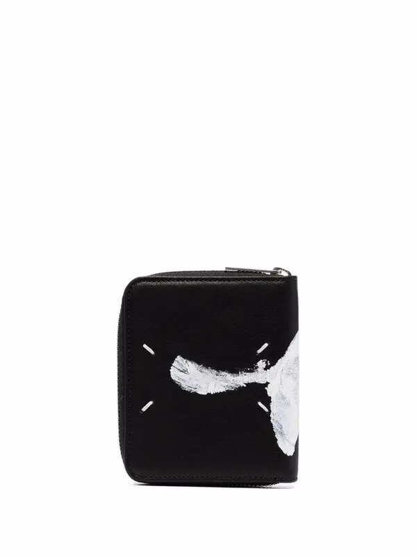 Maison Margiela Hand-Print Wallet In Black - 30% Off | Editorialist