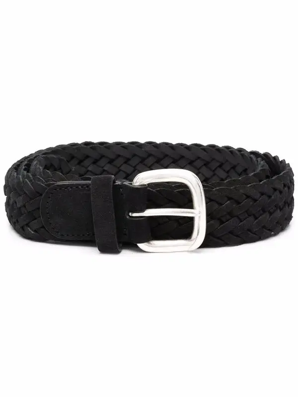 Anderson's Leather Interwoven Belt - Black