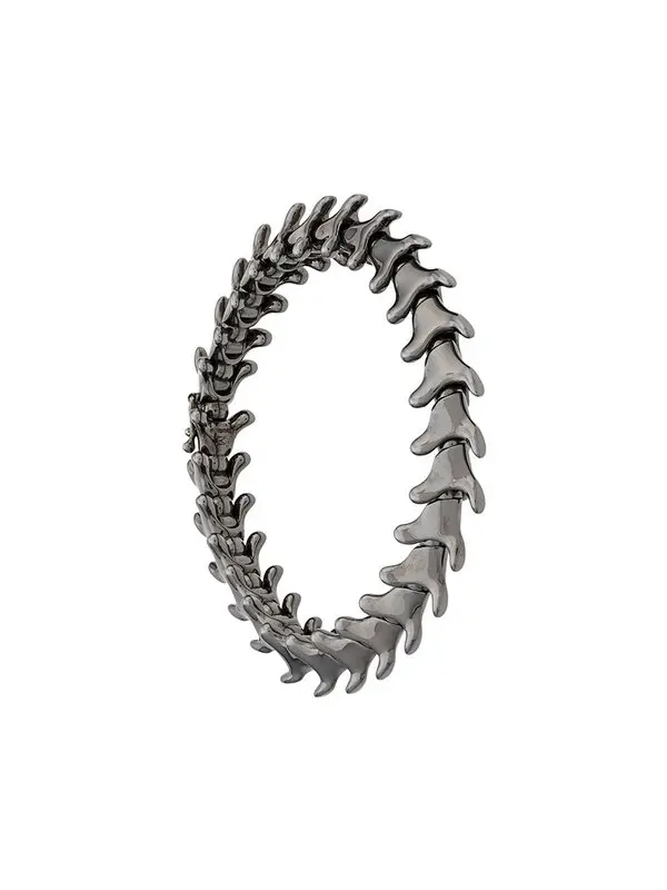 SHAUN LEANE Serpents Trace Wide Bracelet - Silver