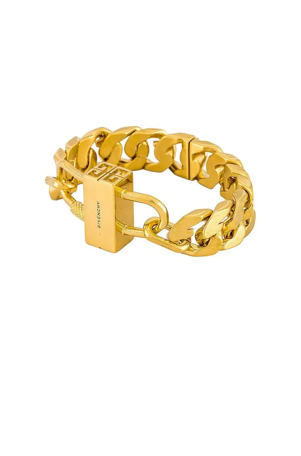 Givenchy G Chain Lock Bracelet - Golden Yellow