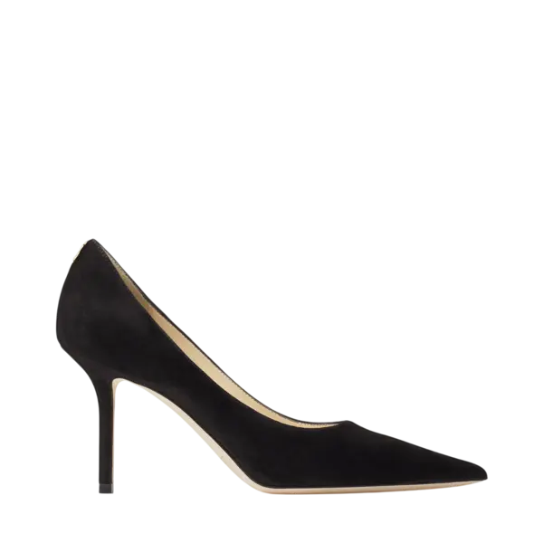 JIMMY CHOO Love 85 Suede Pumps - Black