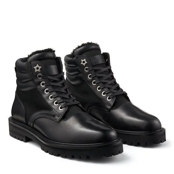 Jimmy Choo men boots, Odin Jimmy Choo Odin 44 SVS Black/Black Leather Mens boots Winter  main image 3