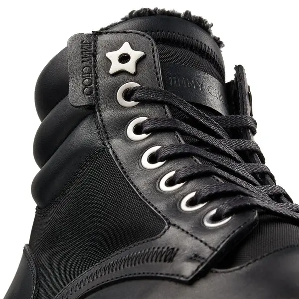 Jimmy Choo men boots, Odin Jimmy Choo Odin 44 SVS Black/Black Leather Mens boots Winter  main image 4