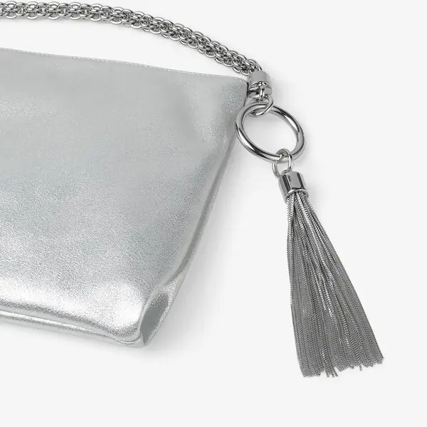 JIMMY CHOO Callie Metallic Leather Shoulder Bag