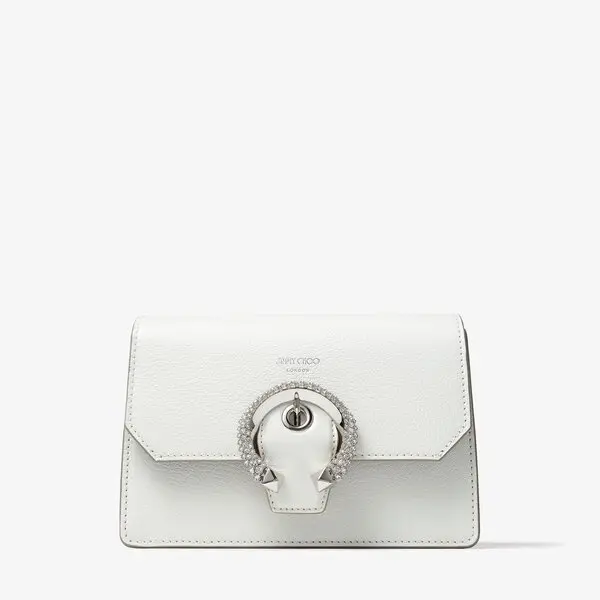 Jimmy Choo Madeline Crossbody Latte Goat Leather Crossbody Bag