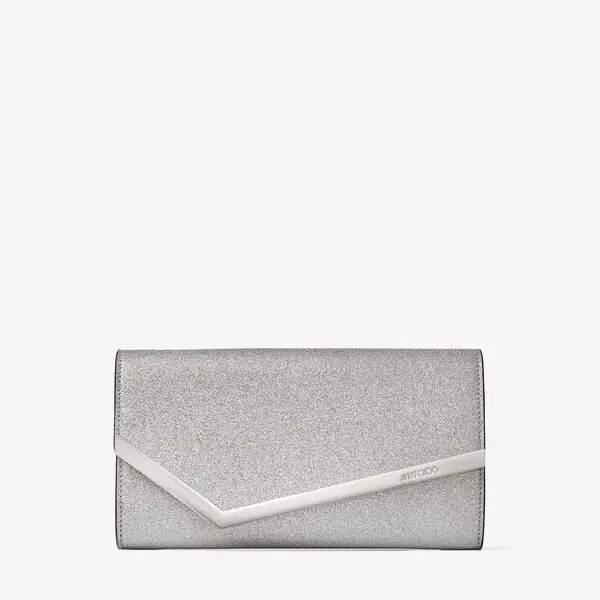 JIMMY CHOO Emmie Clutch - Silver