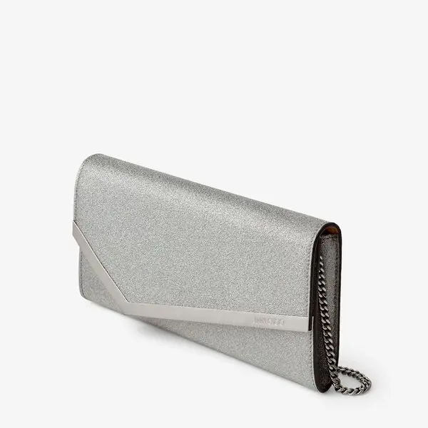 JIMMY CHOO Emmie Clutch - Silver