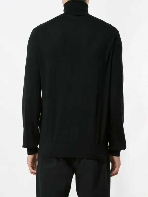 Dolce & Gabbana Cashmere Roll Neck Jumper - Black