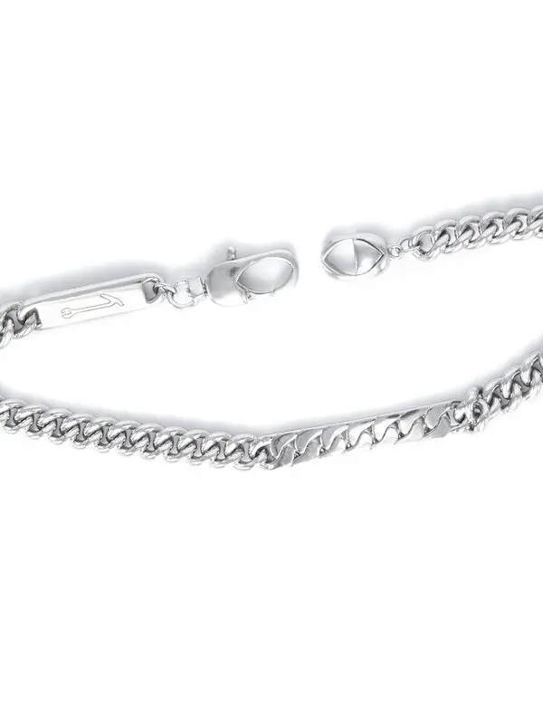 CAPSULE ELEVEN Power Tag Chain Bracelet - Silver