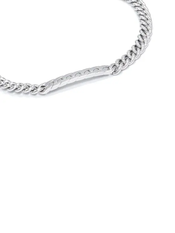CAPSULE ELEVEN Power Tag Chain Bracelet - Silver