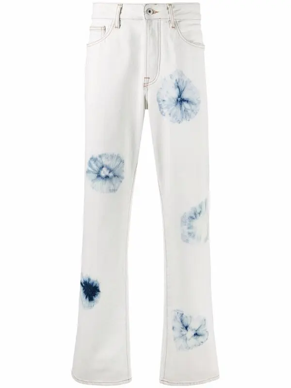 COUNTY OF MILAN Tie-dye Straight-leg Jeans