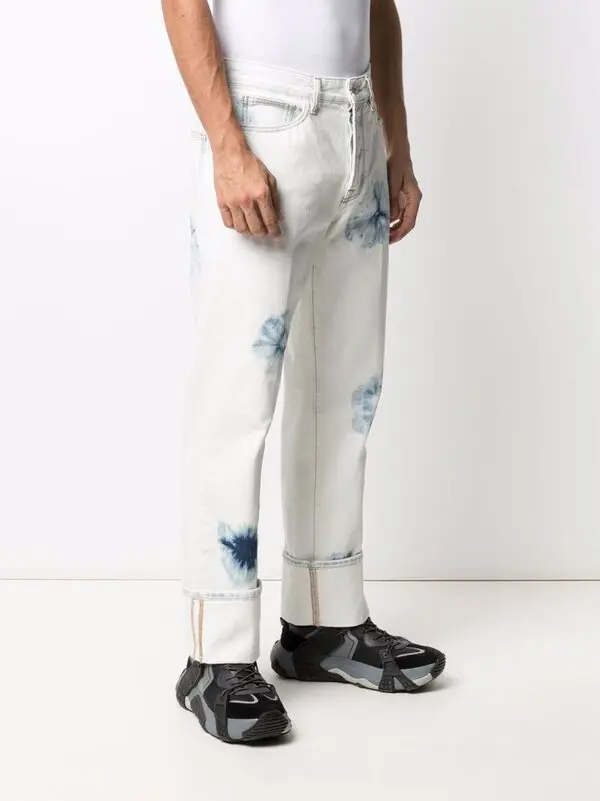 COUNTY OF MILAN Tie-dye Straight-leg Jeans