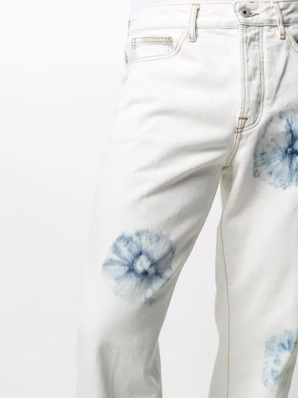 COUNTY OF MILAN Tie-dye Straight-leg Jeans