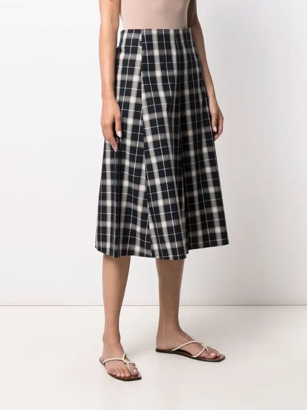 Woolrich Tartan-print A-line Skirt