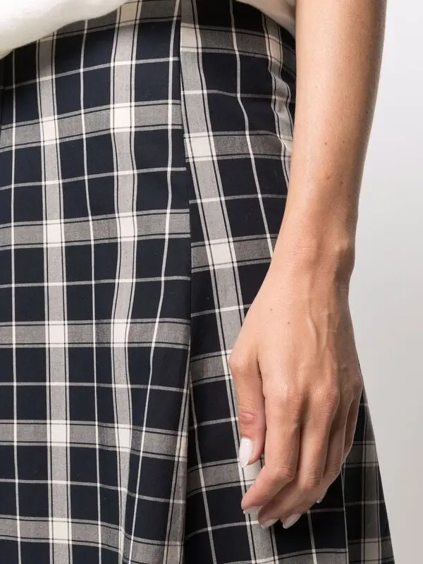 Woolrich Tartan-print A-line Skirt