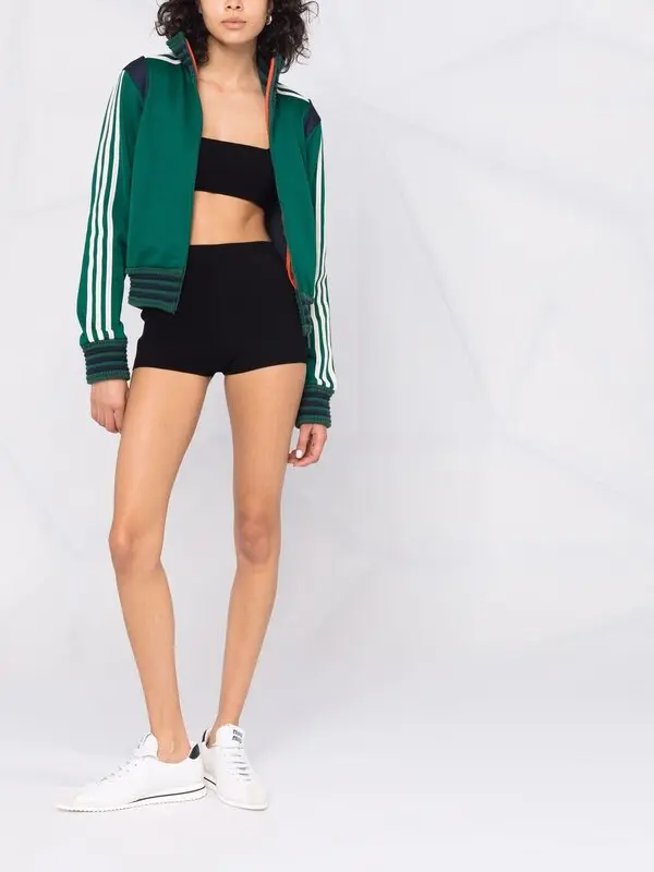 Red Valentino Knitted Crop Top And Shorts Set