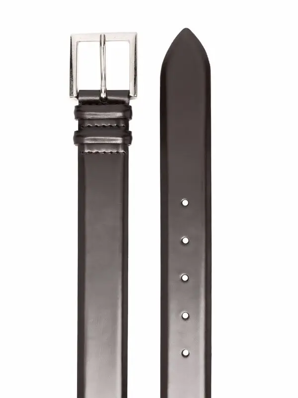 ORTIGNI Buckled Leather Belt