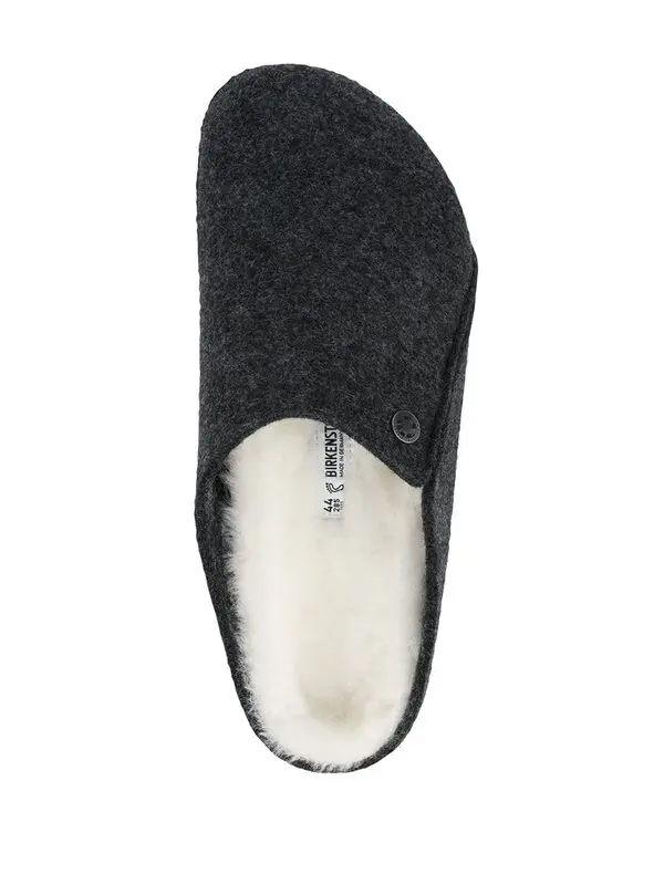 BIRKENSTOCK Zermatt Wool Felt Slipper - Grey