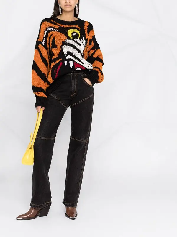 Dsquared2 Tiger-intarsia Jumper
