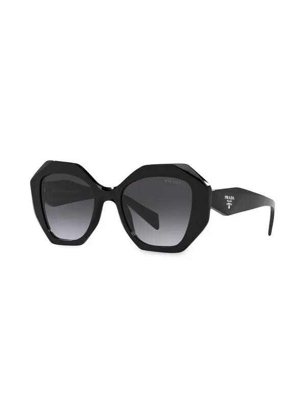 Prada Oversize-frame Gradient Sunglasses - Black