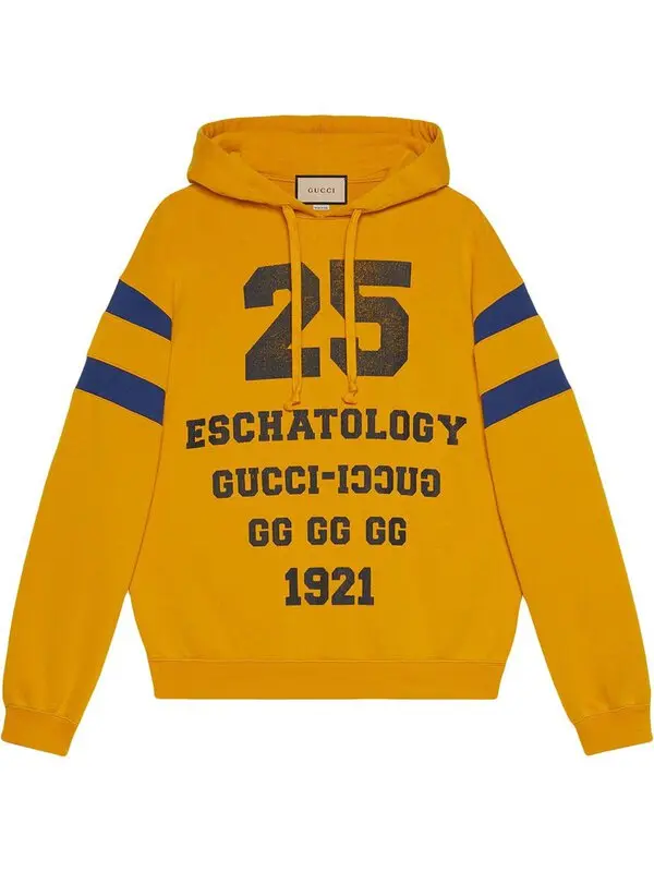 Gucci Blind For Love Print Hoodie - Yellow | Editorialist