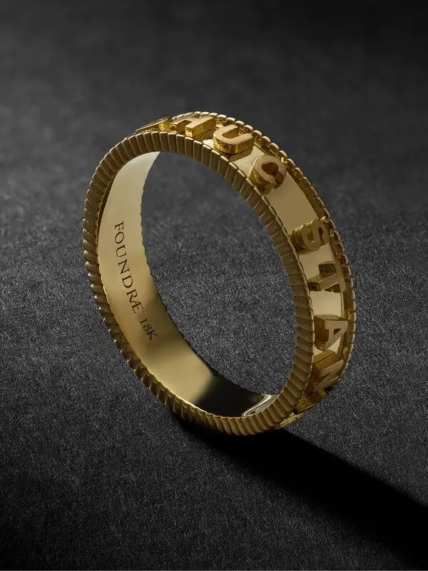 FOUNDRAE 18-karat Adhuc Stantes Ring - Gold