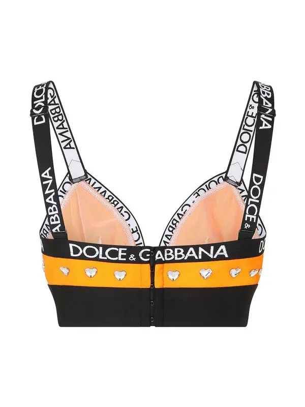 Dolce & Gabbana Logo-tape Detail Bra