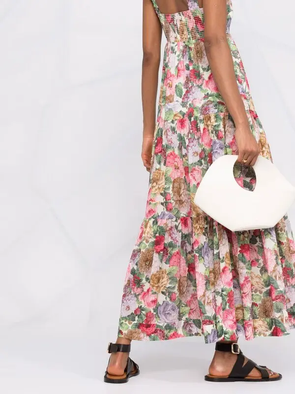 Zimmermann Floral Tiered Maxi Dress
