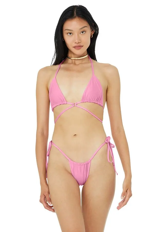 Alo Yoga X Frankies Bikinis Tatum Top In 90'S Pink - 40% Off | Editorialist