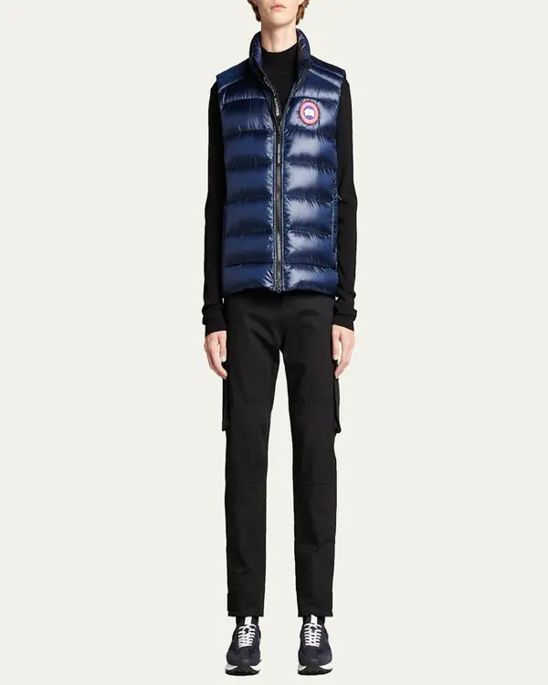 Canada Goose Crofton Quilted Down Vest - Dark Blue