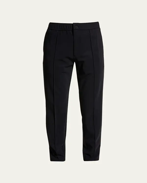 Theory Curtis Precision Ponte Drawstring Pants - Black