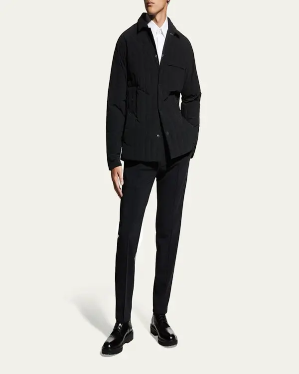 Theory Curtis Precision Ponte Drawstring Pants - Black