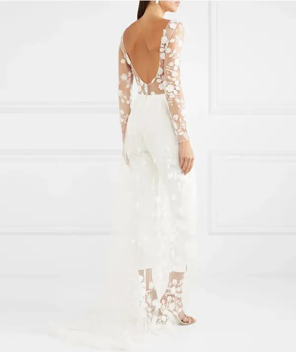 Rime Arodaky Patsy Lace-trimmed Jumpsuit