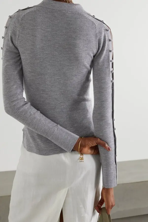 Altuzarra Hill Ribbed Wool-blend Shirt