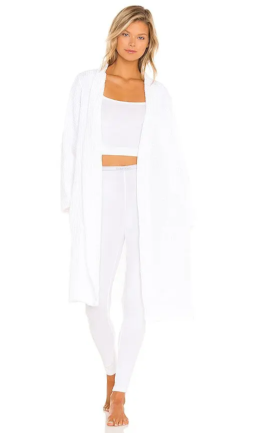 Calvin Klein Pure Ribbed Tank In White