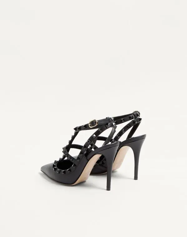 Valentino Garavani Rockstud Ankle Strap Pumps - Black