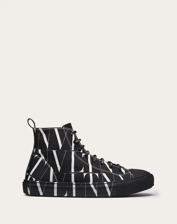 Valentino Garavani Vltn Times Giggies High-Top Fabric 