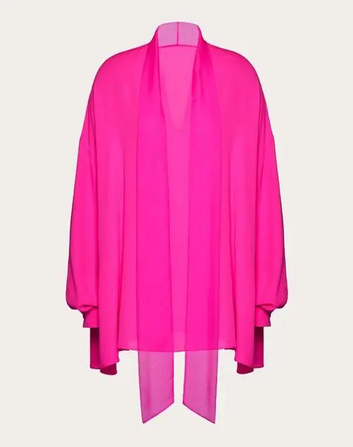 Valentino Garavani Georgette Top - Pink Pp