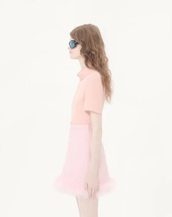 Valentino Garavani Georgette Top - Rose