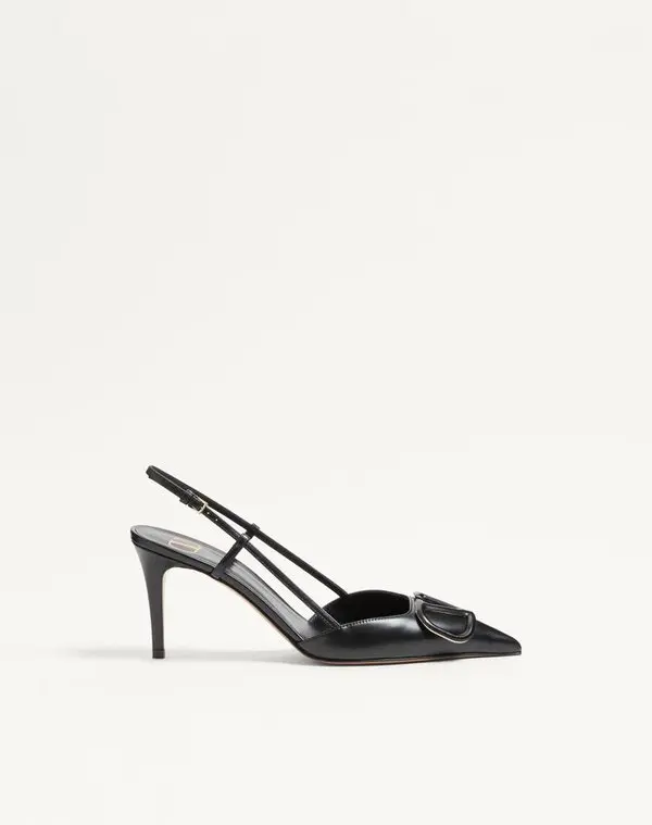 Valentino Garavani Vlogo Slingback Pumps - Black