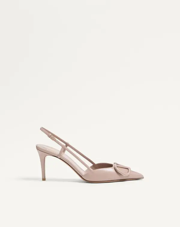 Valentino Garavani Vlogo Slingback Pumps - Poudre