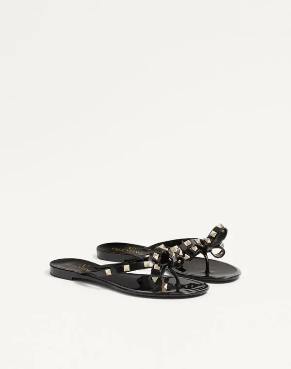Valentino Garavani Rockstud Slipper - Black