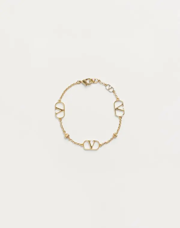 Valentino Garavani Vlogo Signature Metal Bracelet - Gold