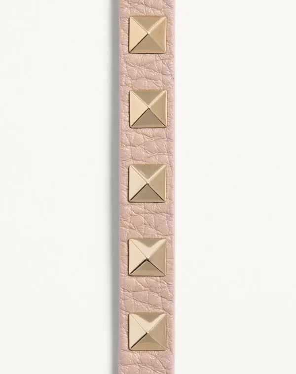 Valentino Garavani Rockstud Leather Bracelet - Poudre
